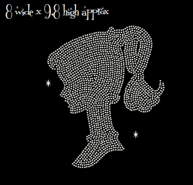 Princess iron on, rhinestone iron on, princess bling decal, princess patch, applique, diamond ...