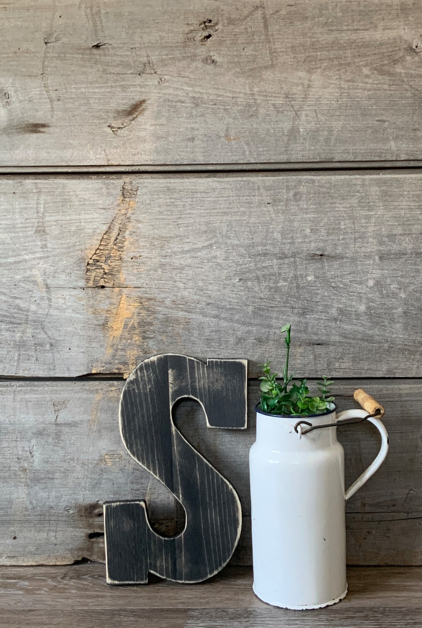 Barn Wood Letters or numbers measuring 12 inches tall, barn wood ...