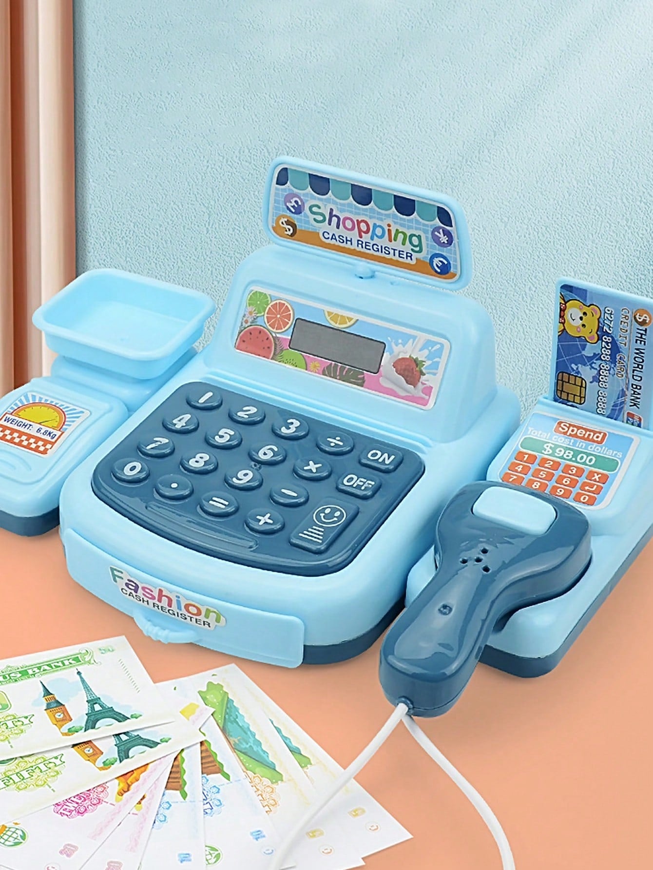 Mini Kids' Simulation Supermarket Cash Register Pretend Play Toy Baby ...