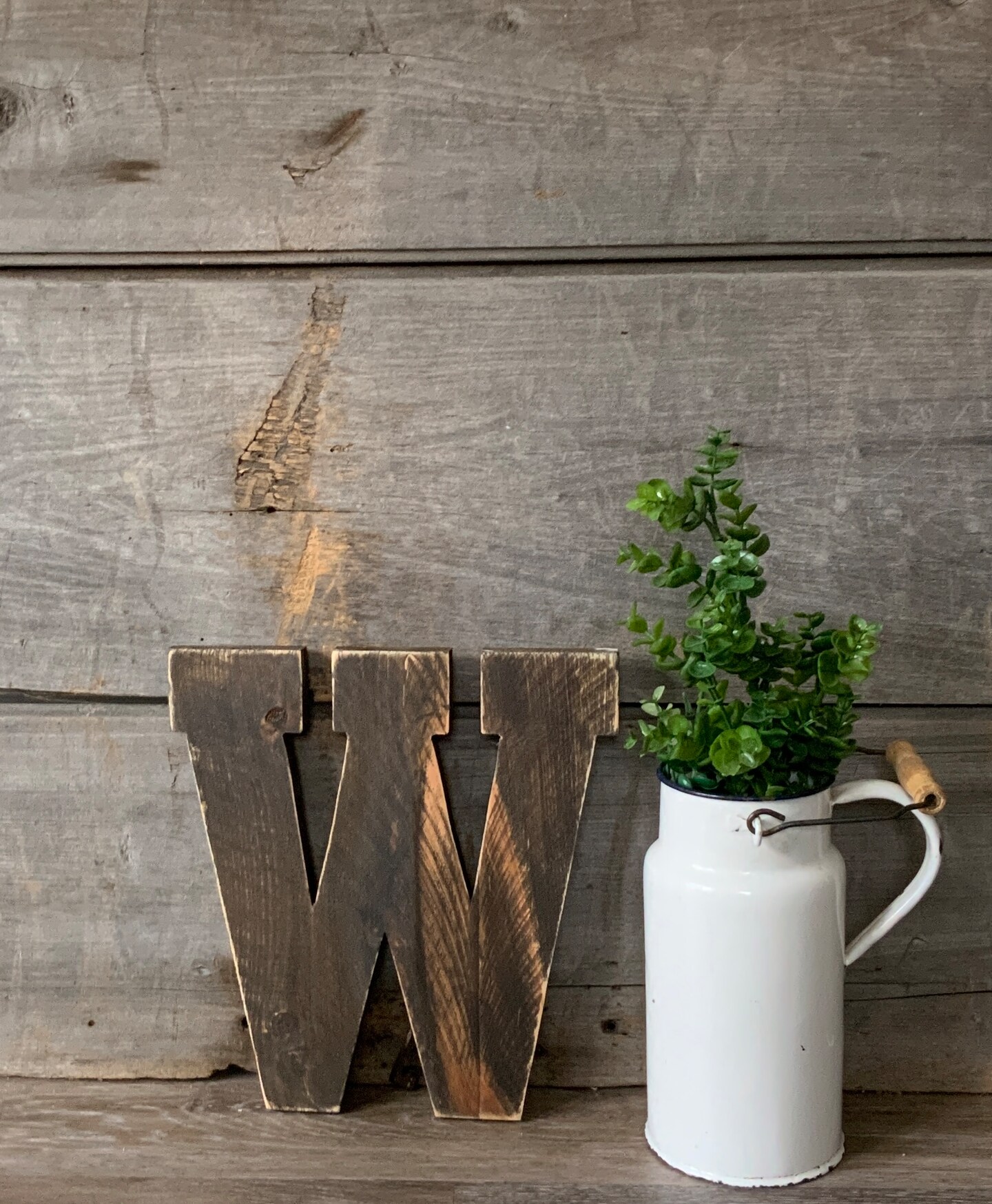 Barn Wood Letters or numbers measuring 12 inches tall, barn wood ...