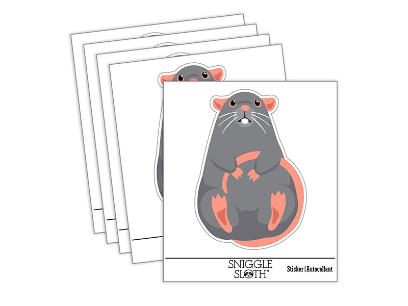 Pocket Rat Sitting Rodent Waterproof Vinyl Phone Tablet Laptop Water ...