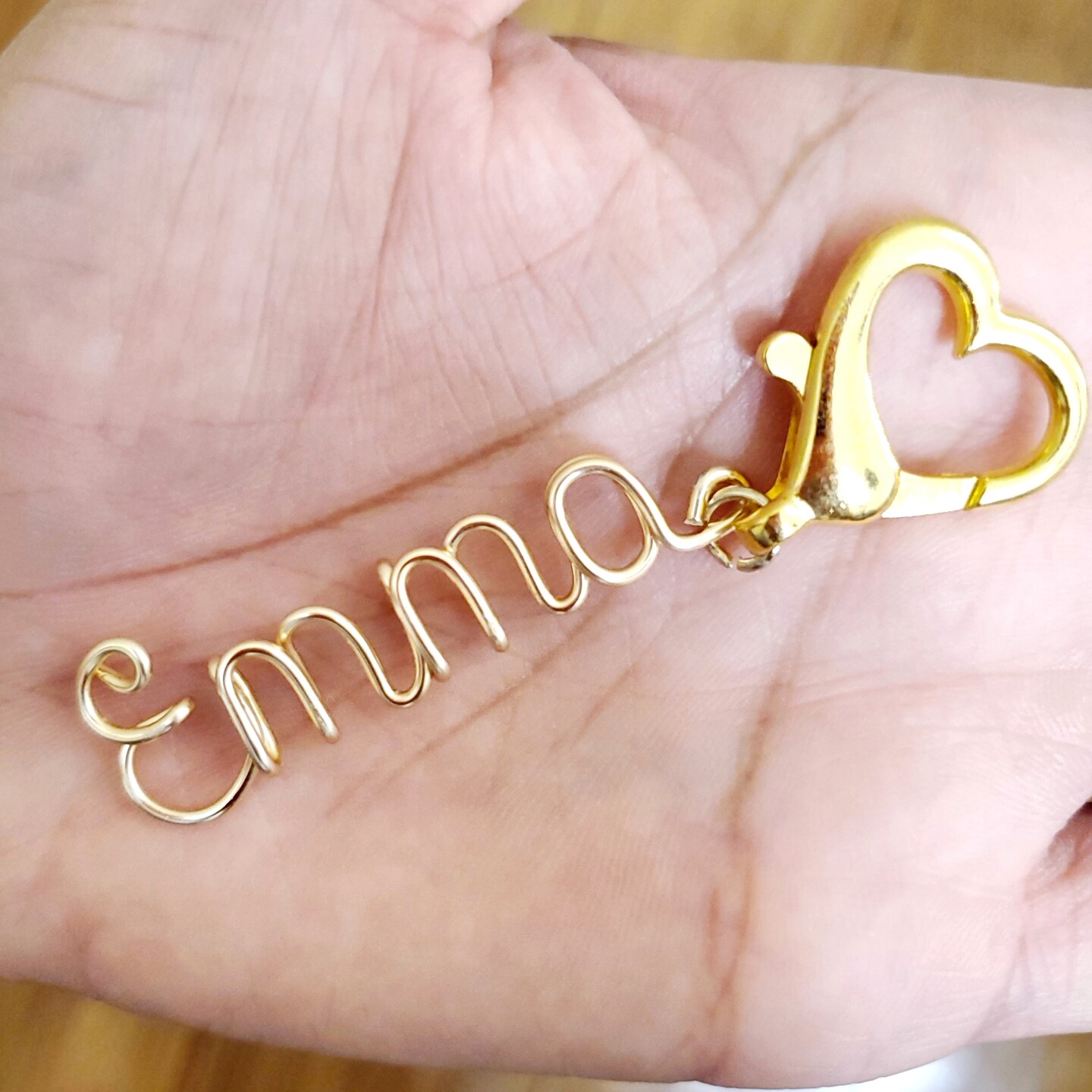 Custom Name Keychain with Heart Clasp | MakerPlace by Michaels