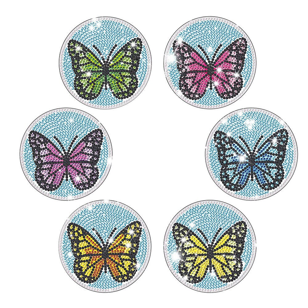 High Quality Coasters Diamond Painting Kits 6 pcs | Michaels