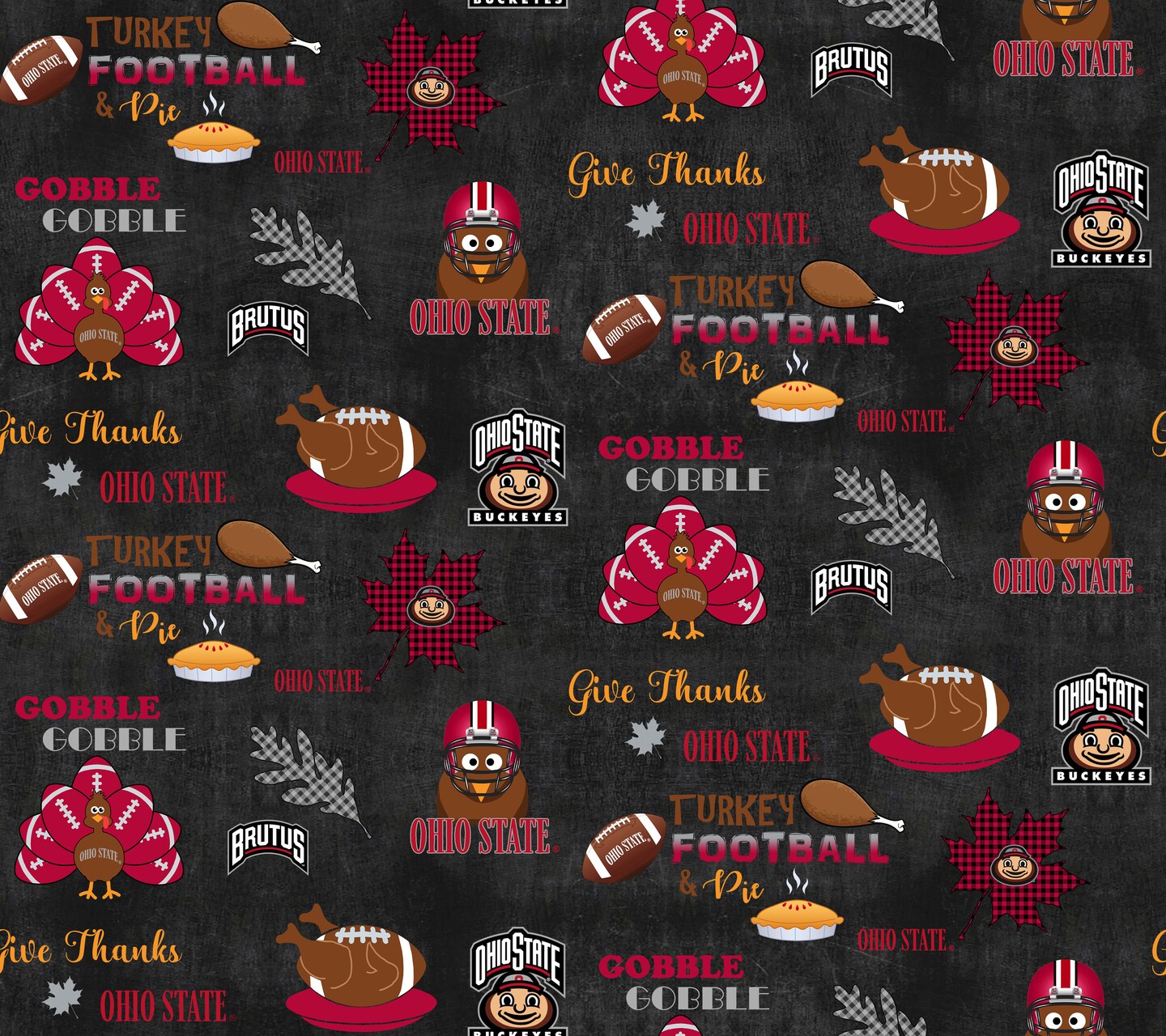 Sykel Enterprises-Ohio State University Cotton Fabric-Ohio State ...