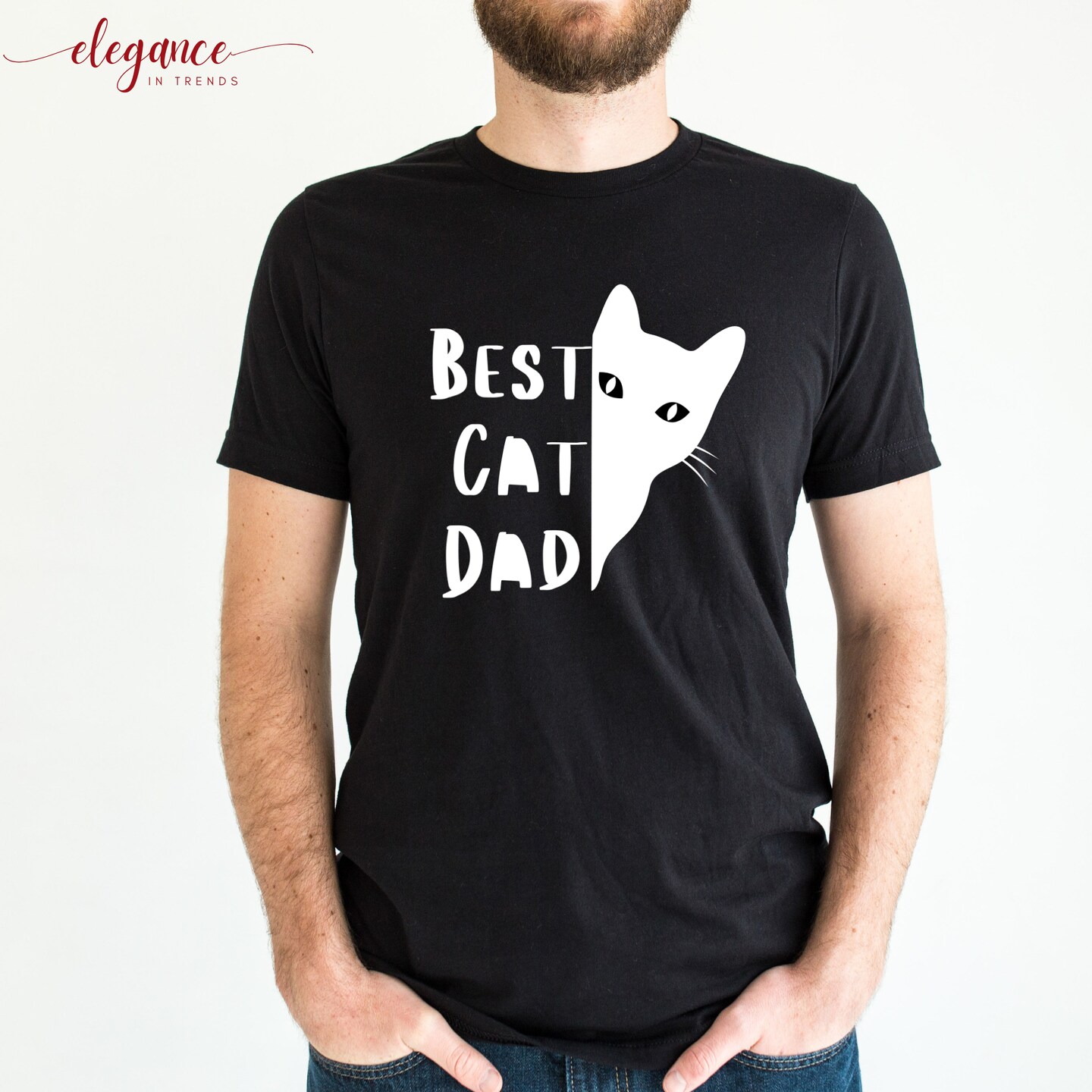 Best Cat Dad T-shirt, Fathers Day Gift for Cat Lovers - EITFD014 ...
