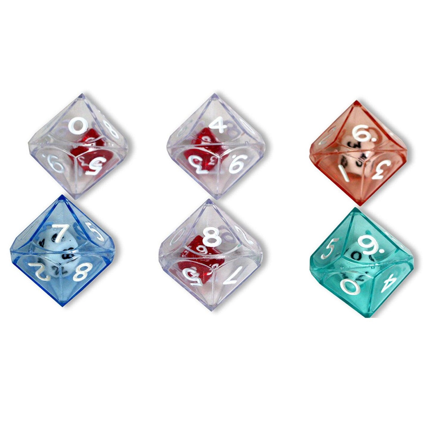 10-Sided Double Dice Set, 6 Per Pack, 3 Packs | Michaels
