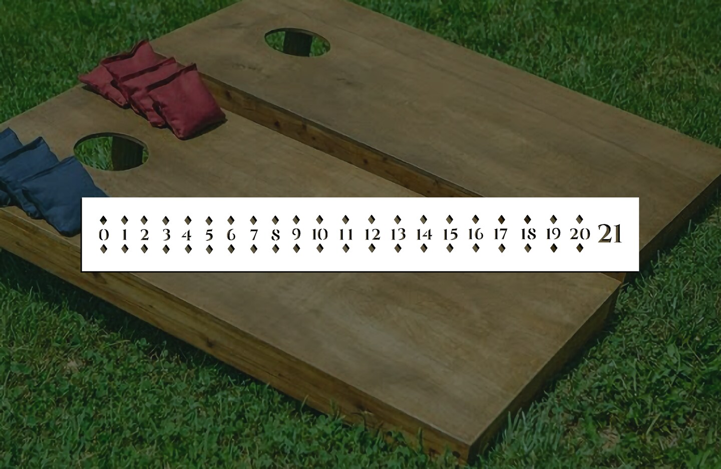 Horizontal Scoreboard Reusable Stencil (Many Sizes) | MakerPlace by ...