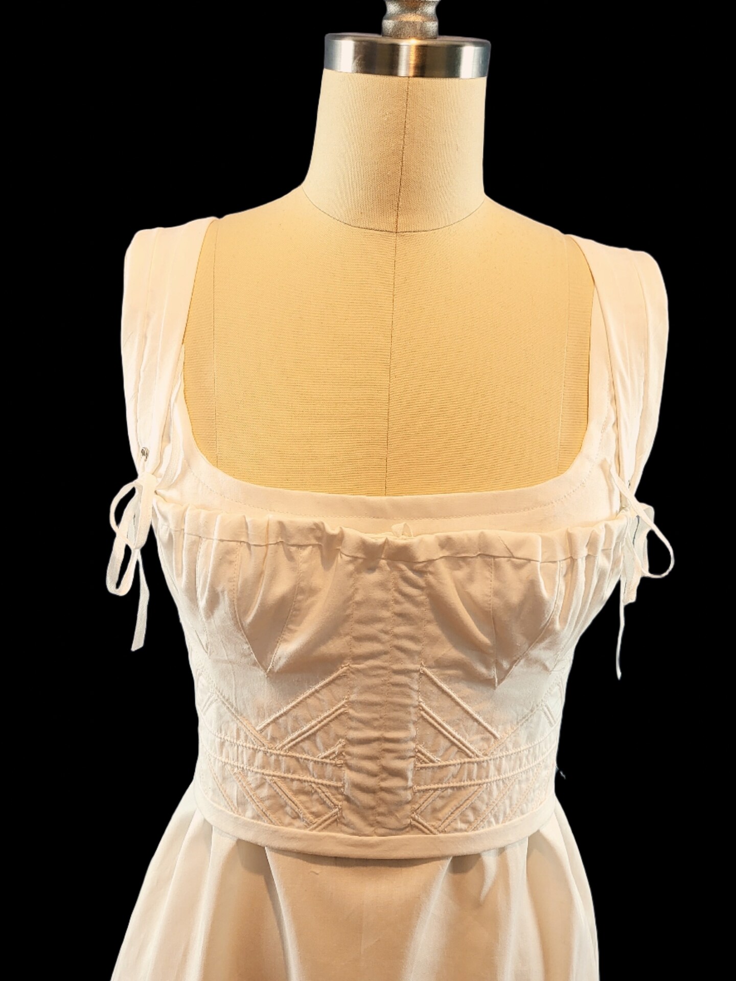 Regency Style Short Stays Corset Renaissance Top Festival Larp ...