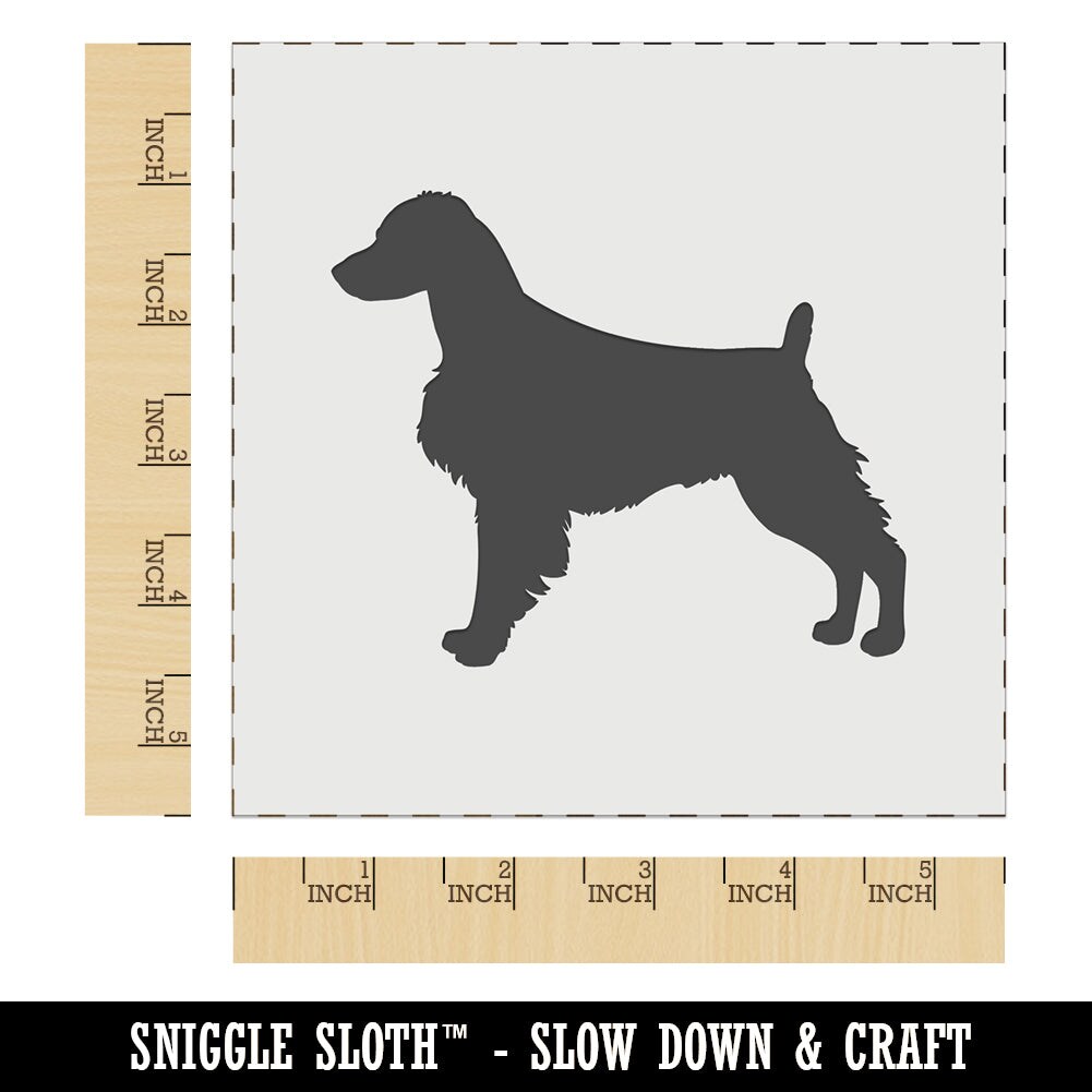 Brittany Spaniel Dog Solid Wall Cookie DIY Craft Reusable Stencil ...