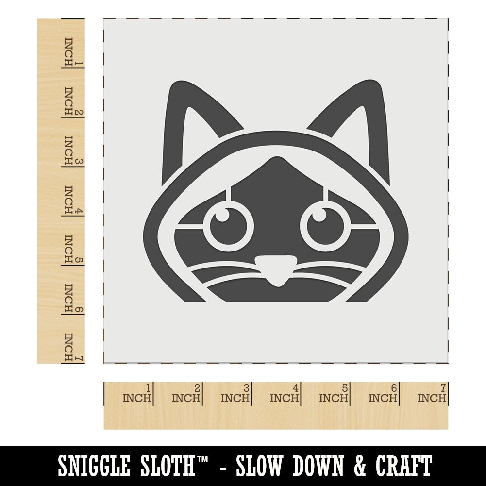 Peeking Siamese Cat Wall Cookie DIY Craft Reusable Stencil | Michaels