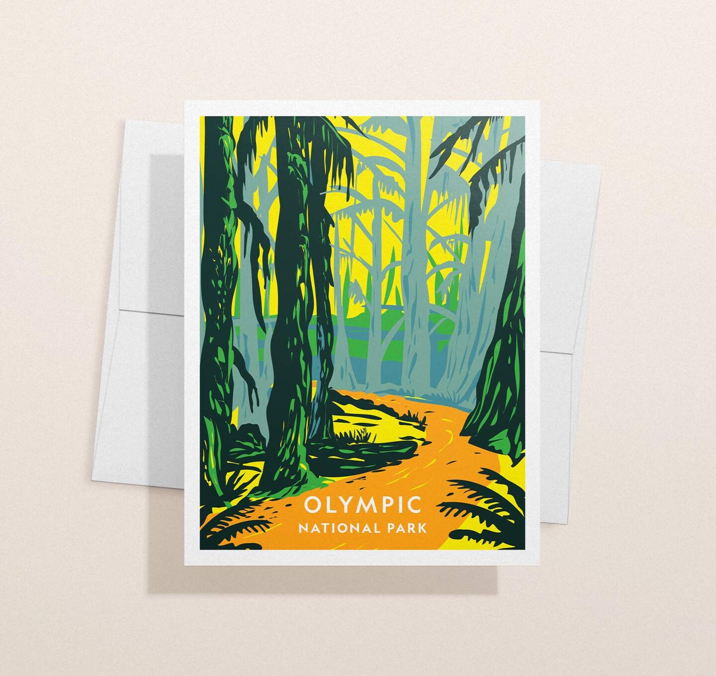 Olympic National Park Greeting Card | Note Cards With Envelopes ...