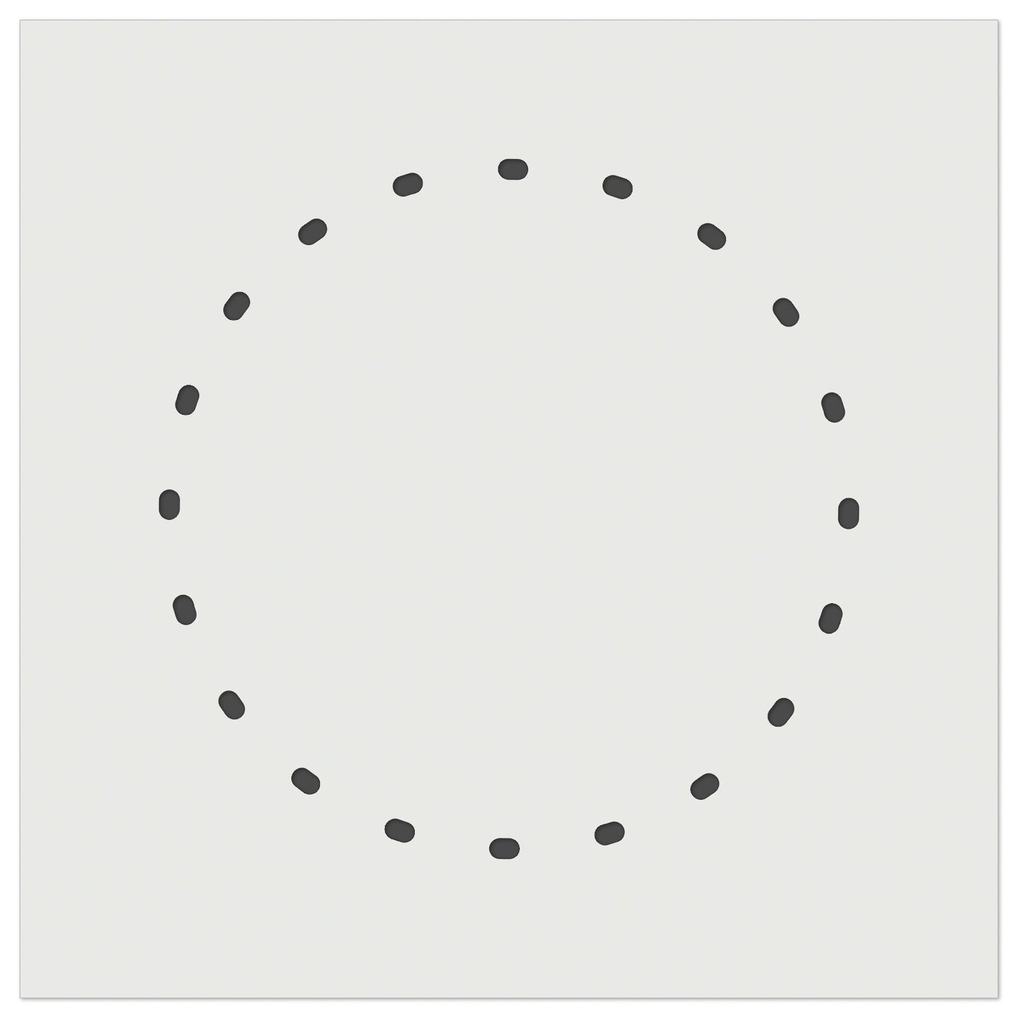 Dotted Circle Outline Wall Cookie DIY Craft Reusable Stencil | Michaels