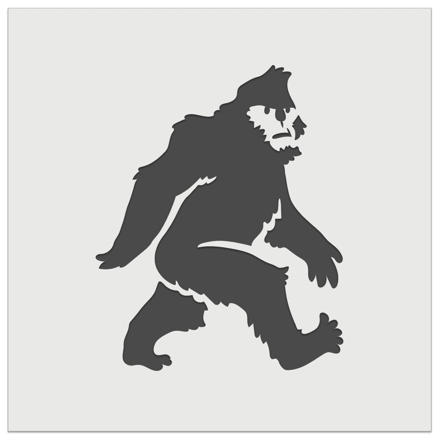 Bigfoot Sasquatch Mythical Creature Cryptid Walking Wall Cookie DIY ...