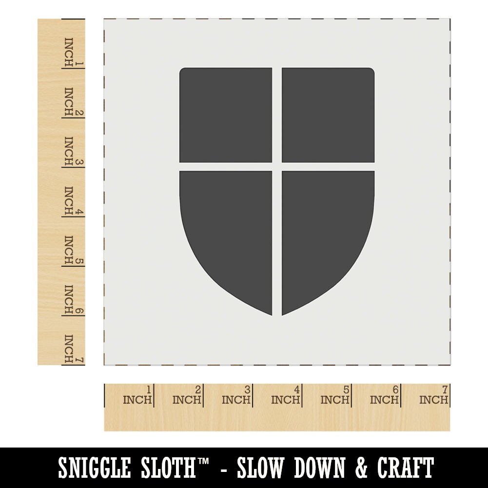 Shield Symbol of Protection Wall Cookie DIY Craft Reusable Stencil ...