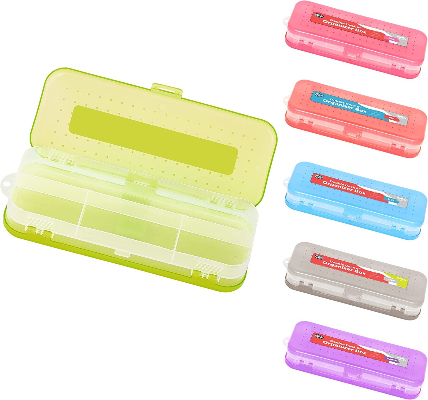 Enday 8" Bright Color Double Desk Organizer Box | Michaels