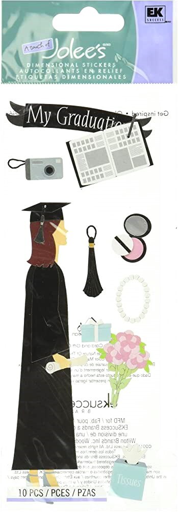 Jolee's Boutique Female Grad Dimensional Stickers | Michaels