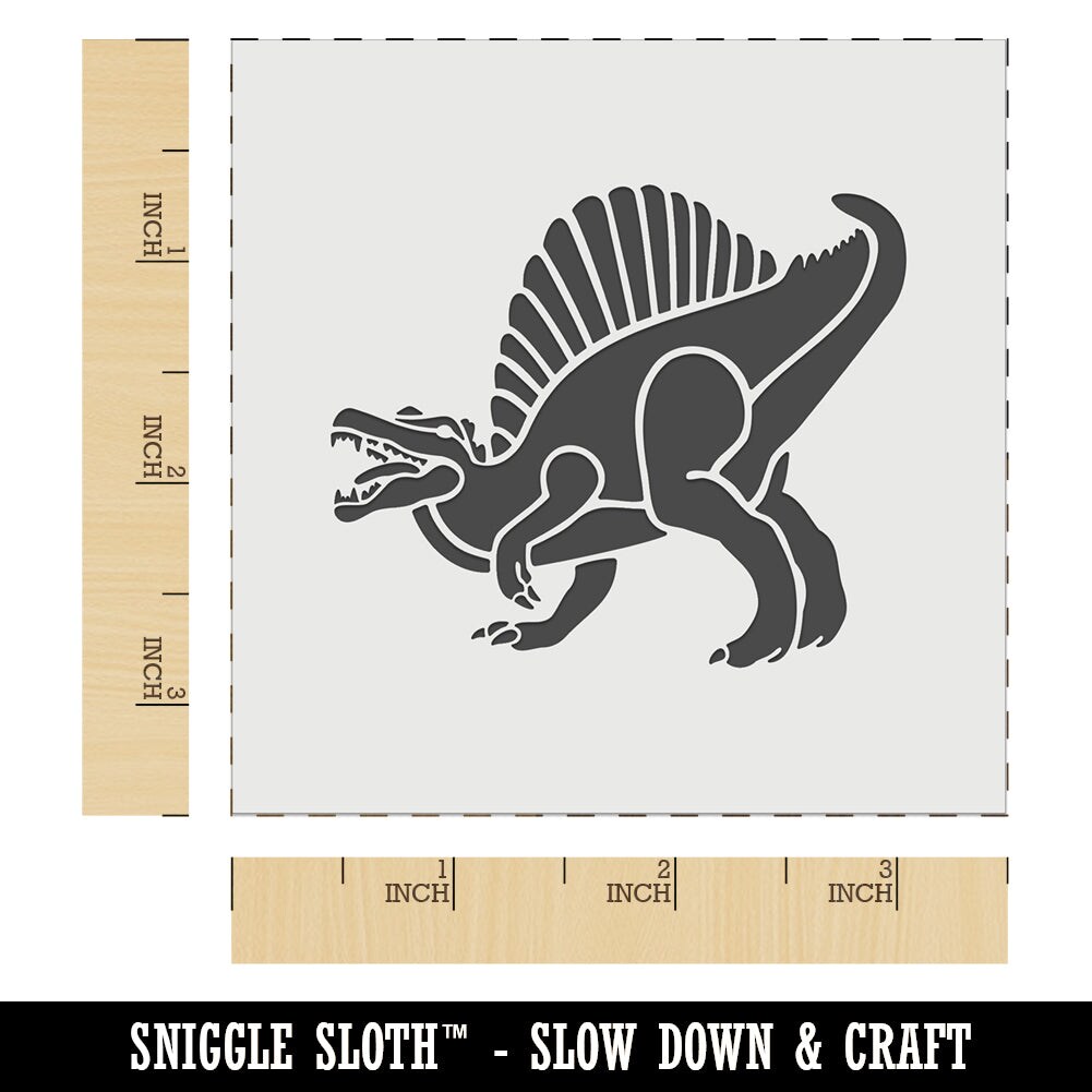 Spinosaurus Dinosaur Wall Cookie DIY Craft Reusable Stencil | Michaels