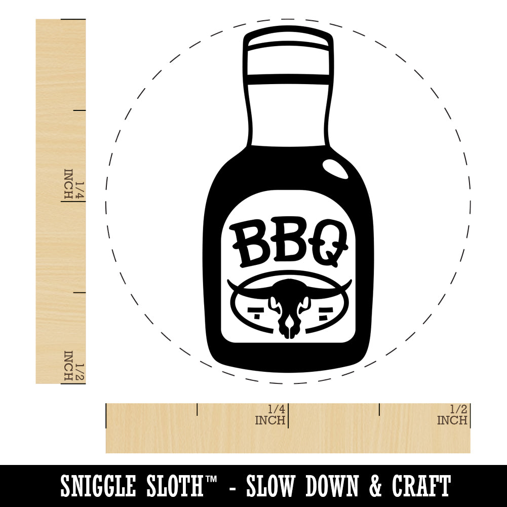 Delicious BBQ Barbecue Sauce Self-Inking Rubber Stamp for Stamping ...