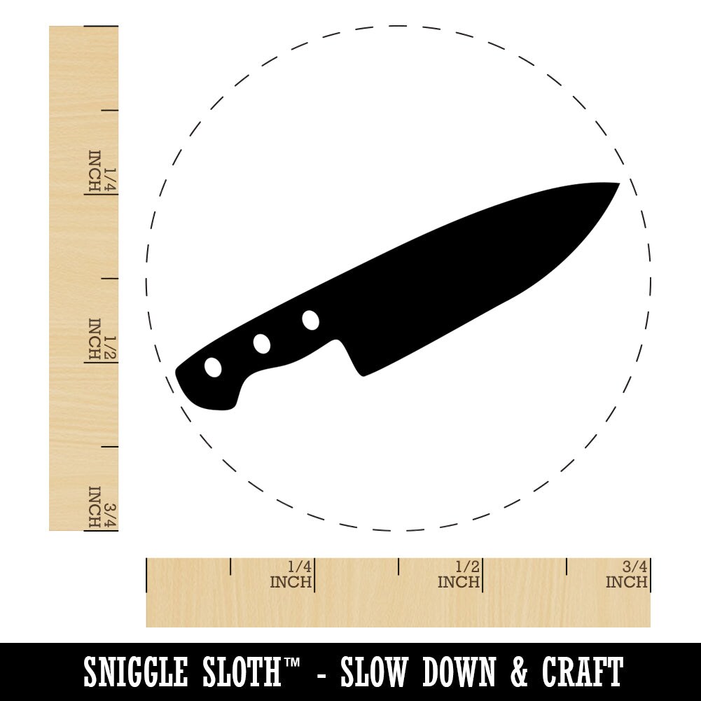 Chef Knife for Cooking Self-Inking Rubber Stamp for Stamping Crafting ...