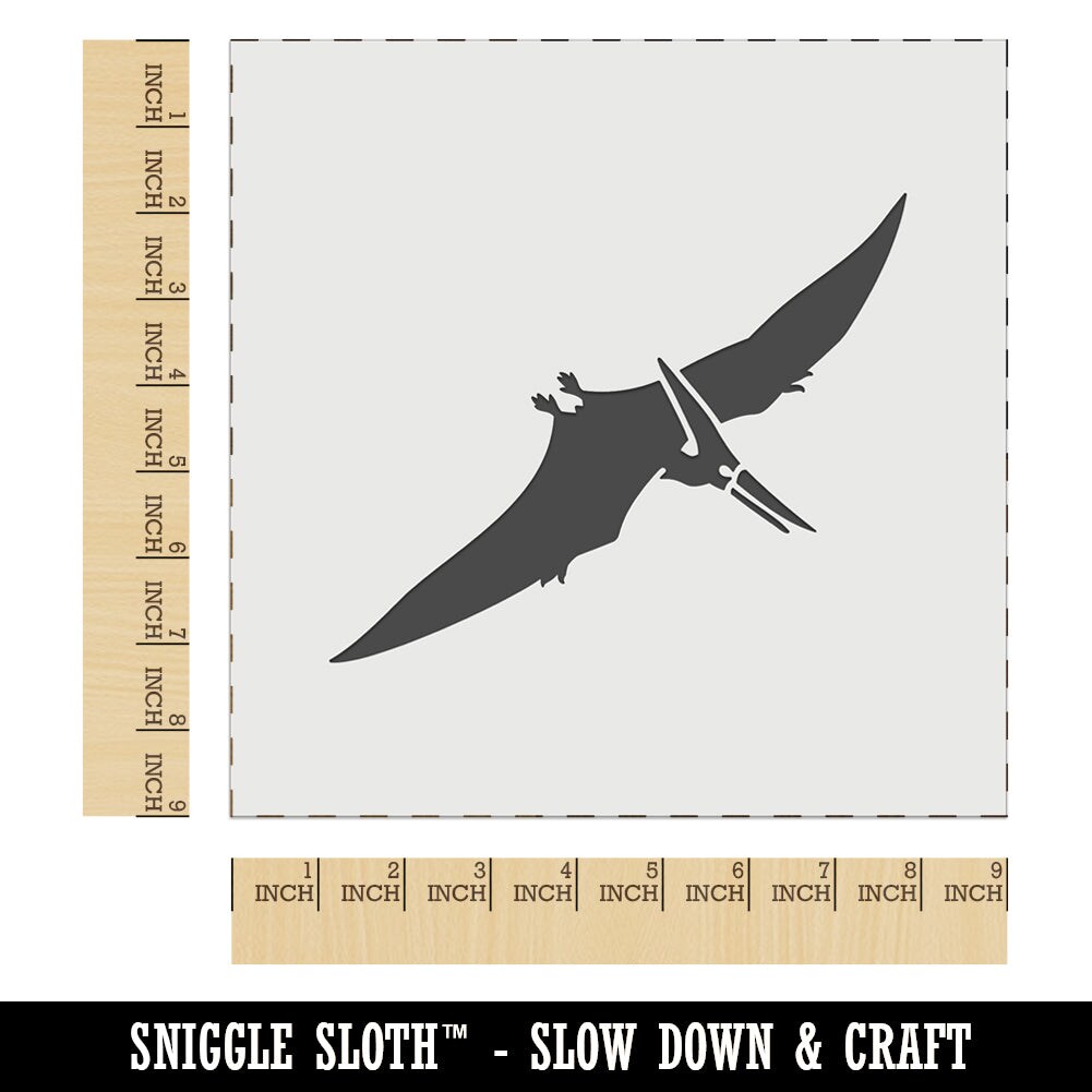 Pteranodon Dinosaur Wall Cookie DIY Craft Reusable Stencil | Michaels
