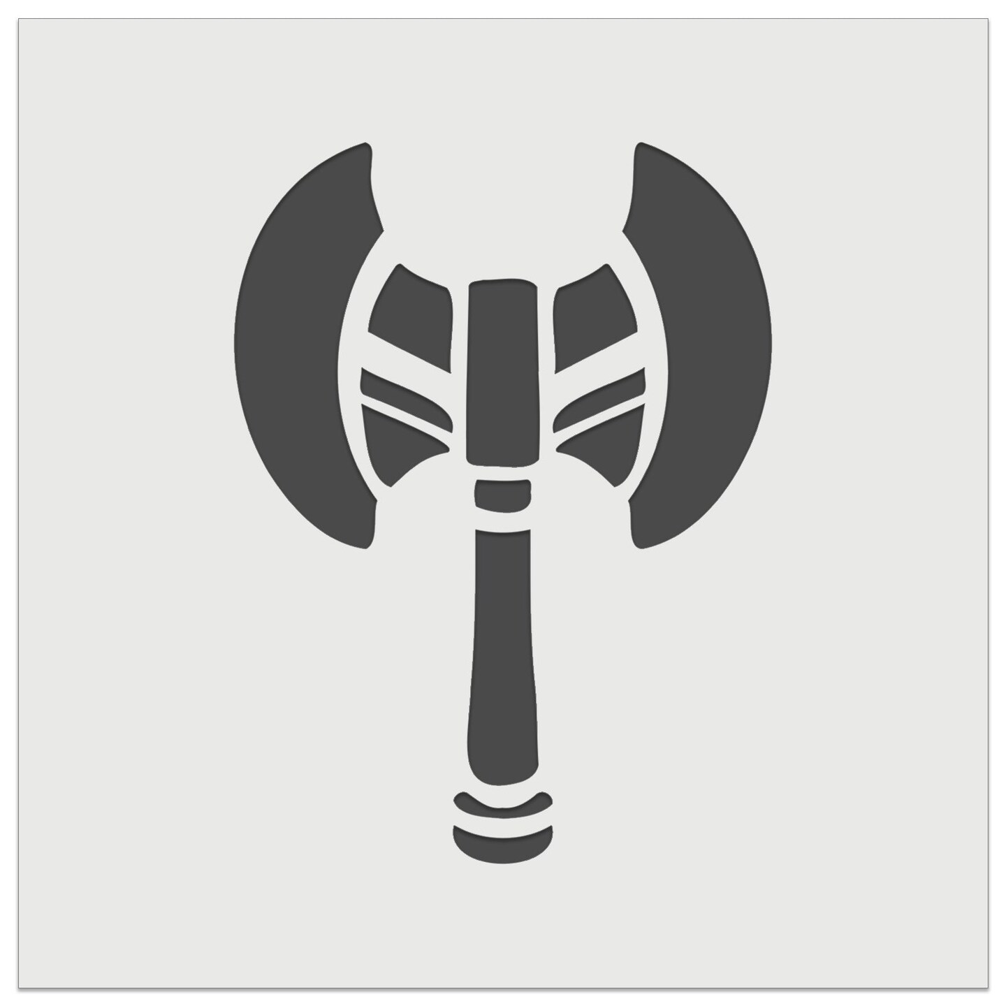 Battle Axe Dwarven Fantasy Weapon Wall Cookie DIY Craft Reusable ...