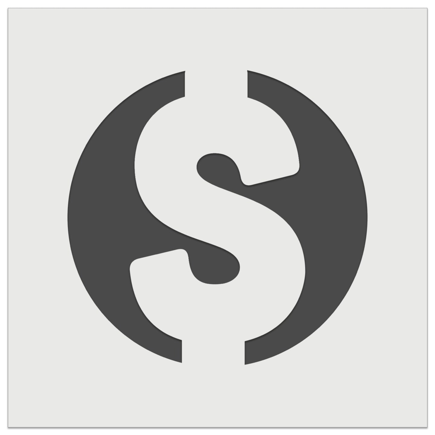 Dollar Sign Money in Circle Wall Cookie DIY Craft Reusable Stencil ...