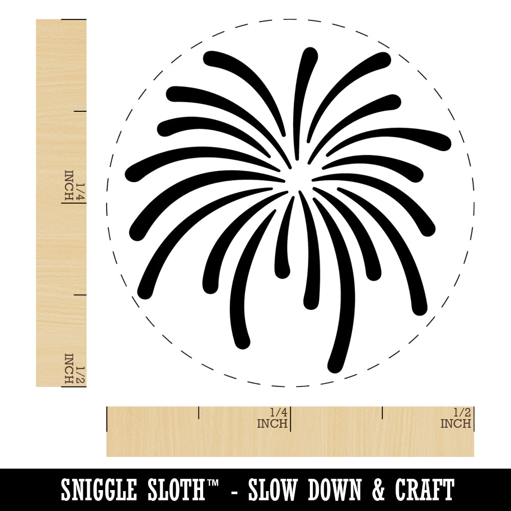 Firework Fourth of July Self-Inking Rubber Stamp Ink Stamper for ...