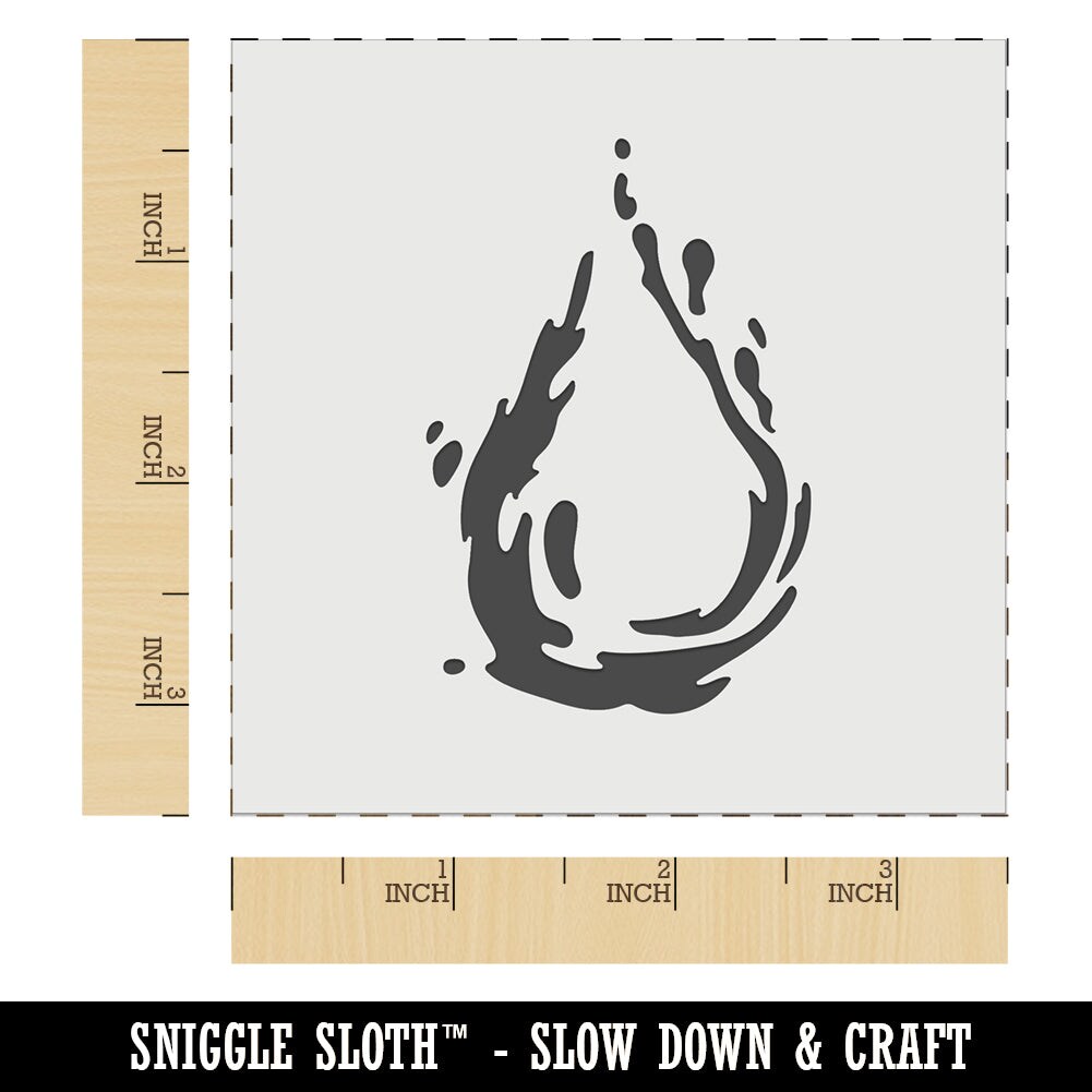 Water Drop Droplet Wall Cookie DIY Craft Reusable Stencil | Michaels
