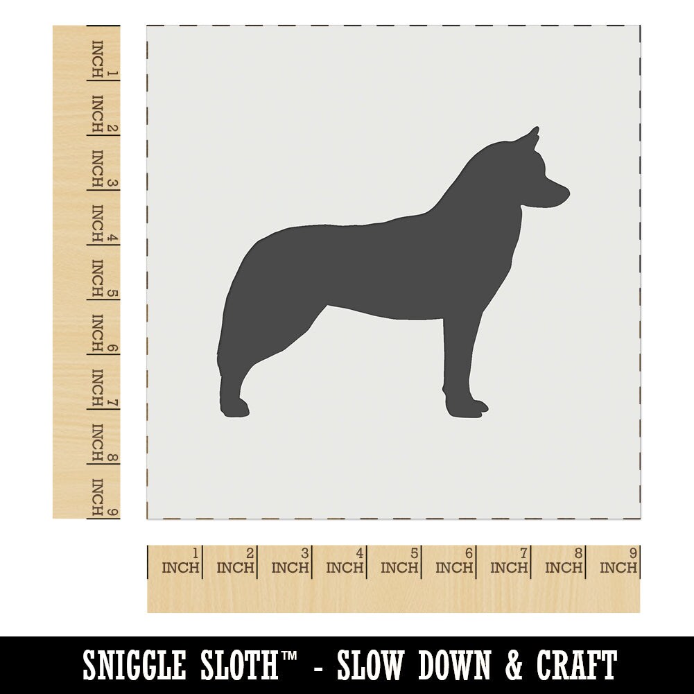 Siberian Husky Dog Solid Wall Cookie DIY Craft Reusable Stencil | Michaels