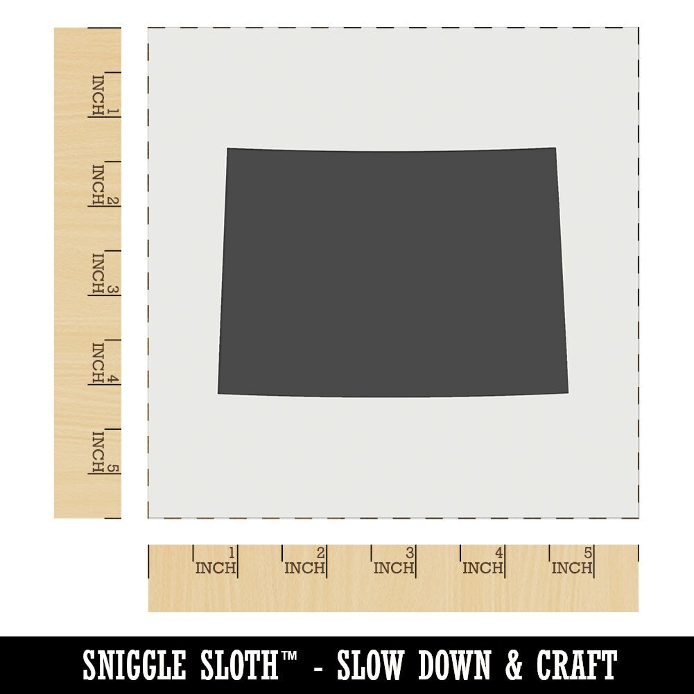 Colorado State Silhouette Wall Cookie DIY Craft Reusable Stencil | Michaels