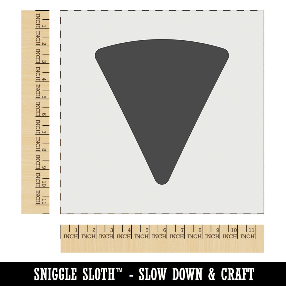 Pizza Slice Triangle Solid Wall Cookie DIY Craft Reusable Stencil ...