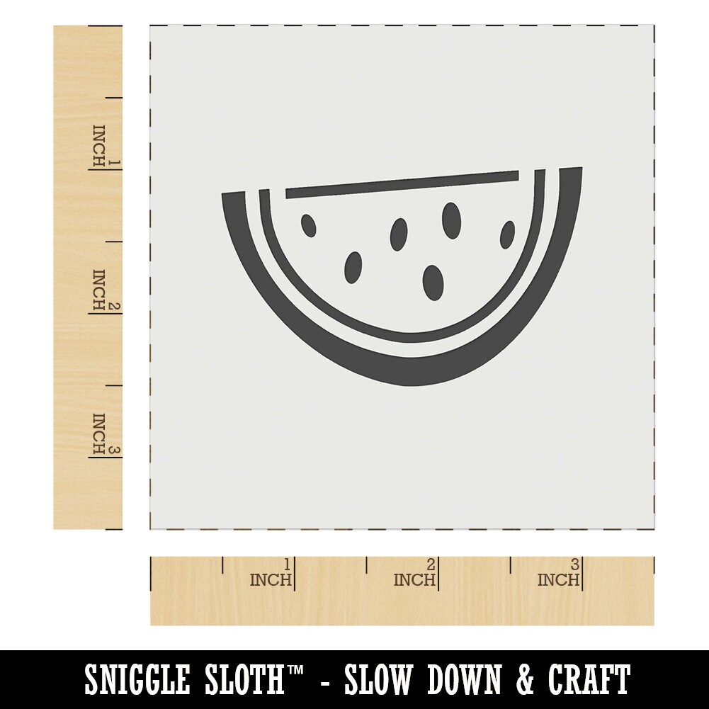 Watermelon Fruit Slice Wall Cookie DIY Craft Reusable Stencil | Michaels