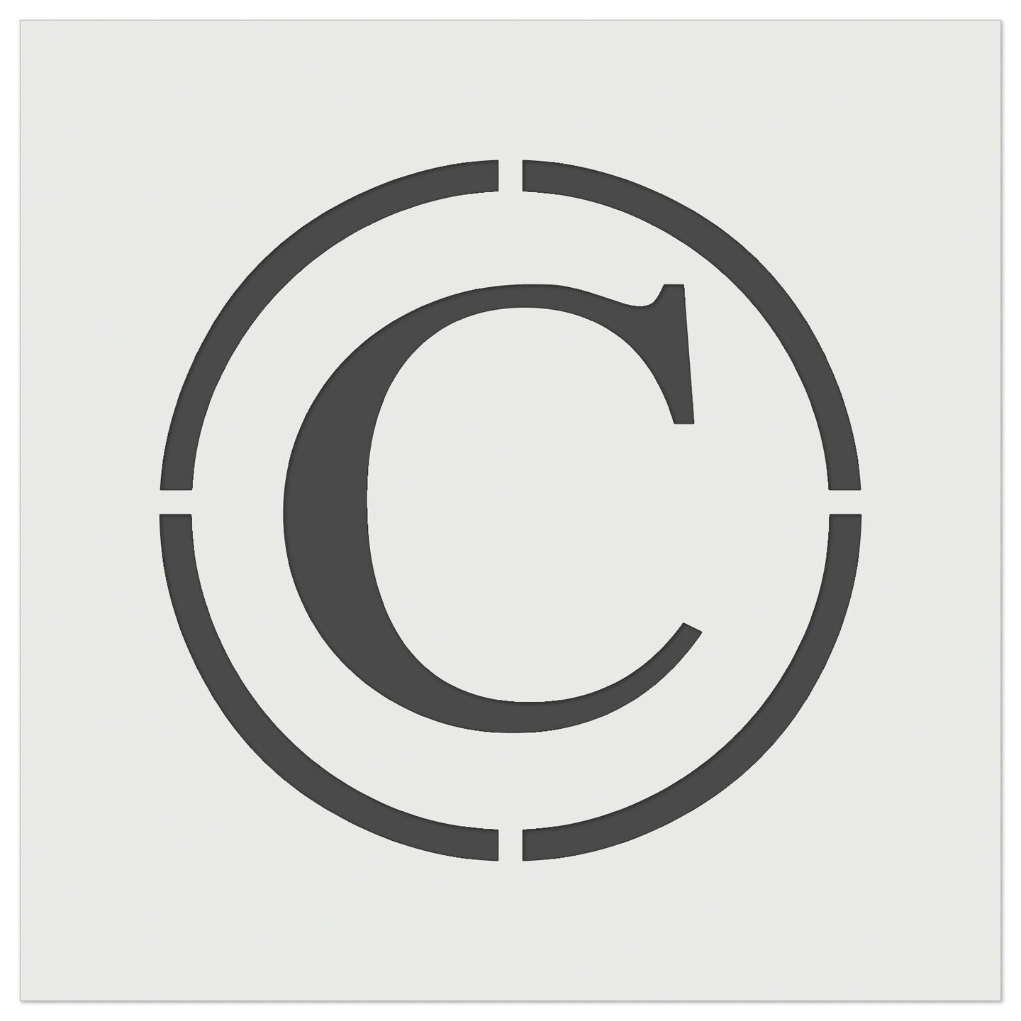 Copyright Symbol Wall Cookie DIY Craft Reusable Stencil | Michaels
