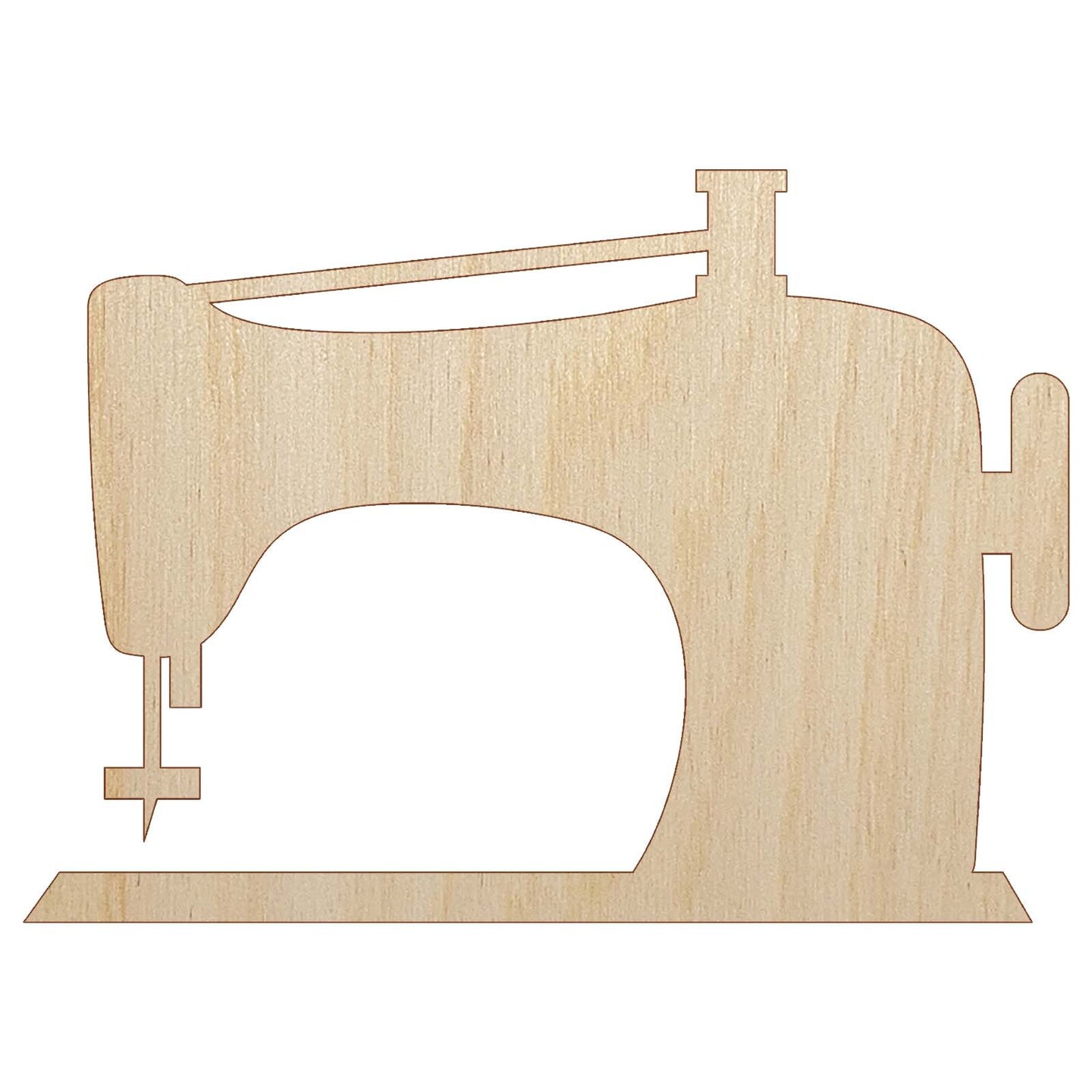 Sewing Machine Silhouette Unfinished Wood Shape Piece Cutout for DIY ...