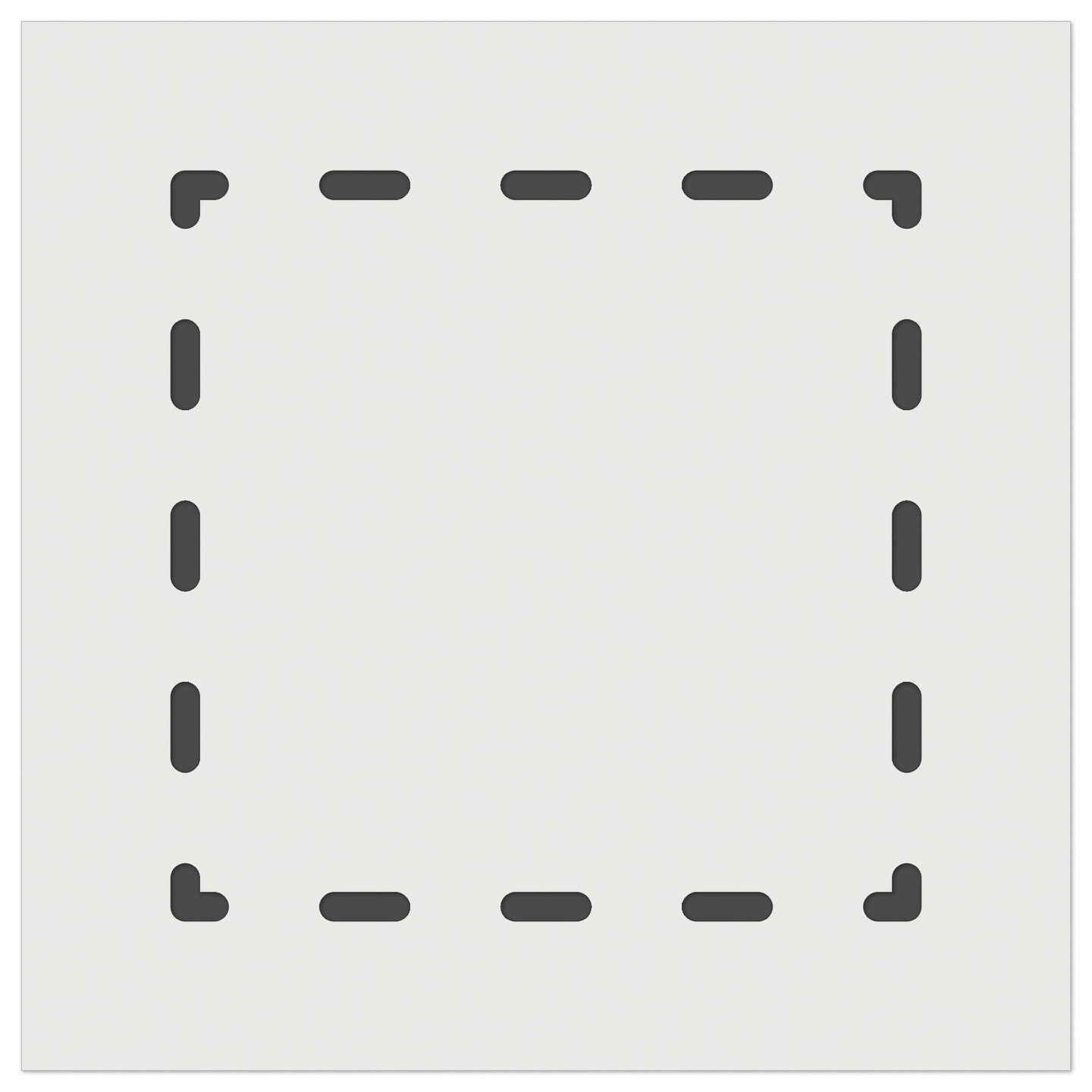 Dashed Square Outline Wall Cookie DIY Craft Reusable Stencil | Michaels