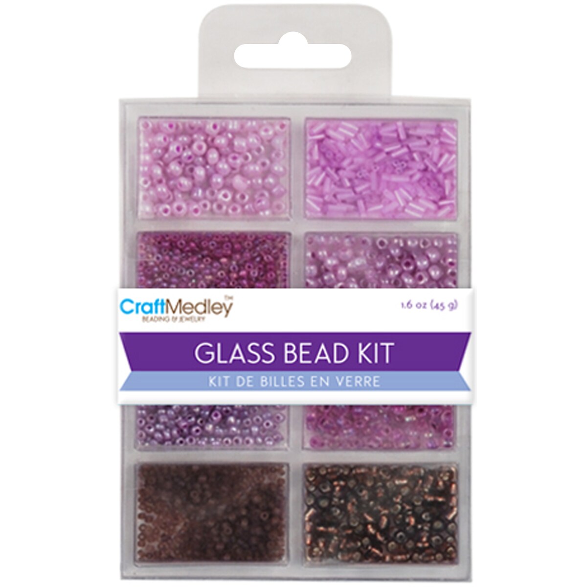 Craft Medley(TM) Beading & Jewelry Glass Bead Kit 1.6oz | Michaels