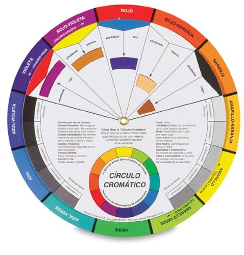 Color Wheel Co - Pocket Color Wheel - Spanish | Michaels