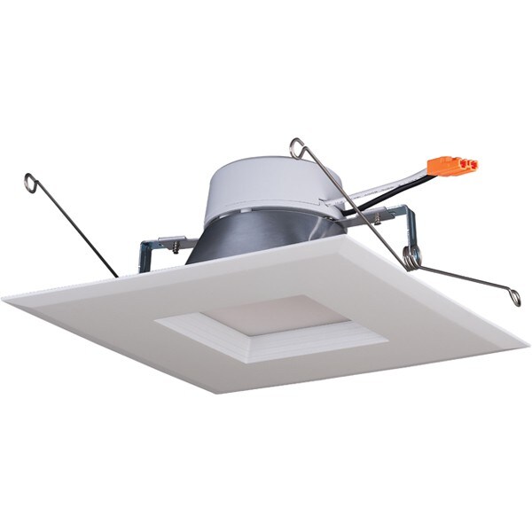 15W 5-6in. Square Trim Recessed LED 120V 2700K Warm White Downlight ...