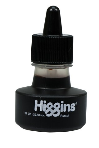 HIGGINS NON-WATERPROOF DRAWING INK RUSSET 1OZ | Michaels