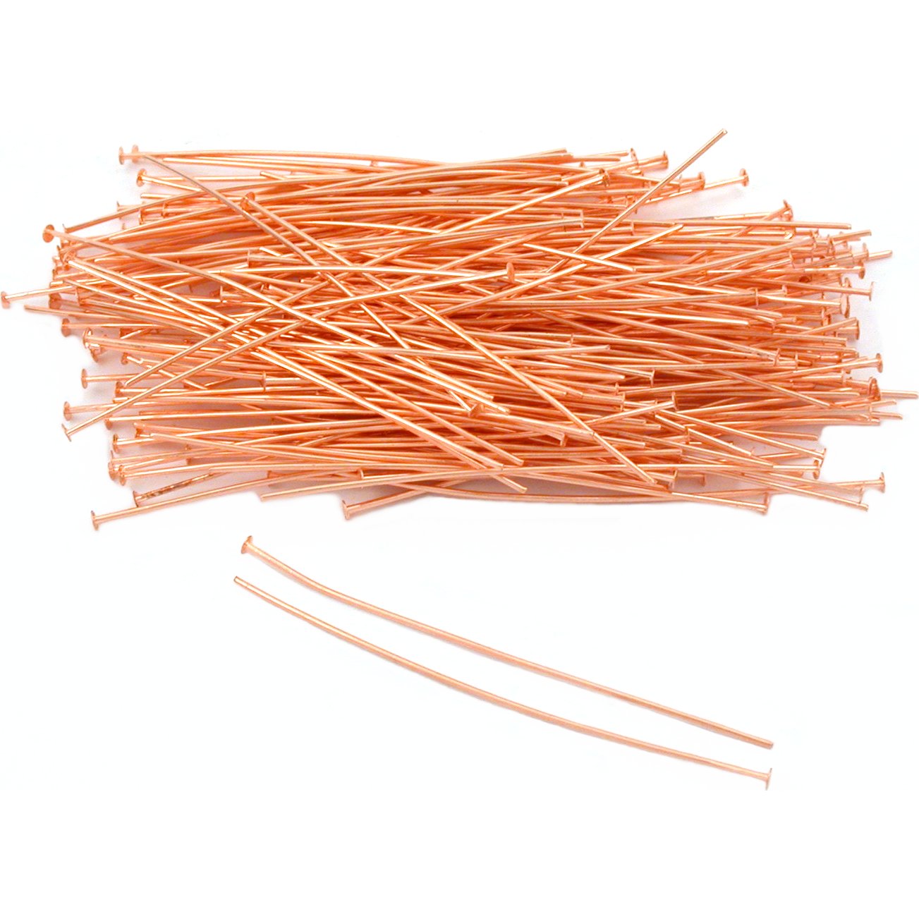 200 Copper Head Pins Jewelry Beading Findings 22 Gauge 2" | Michaels