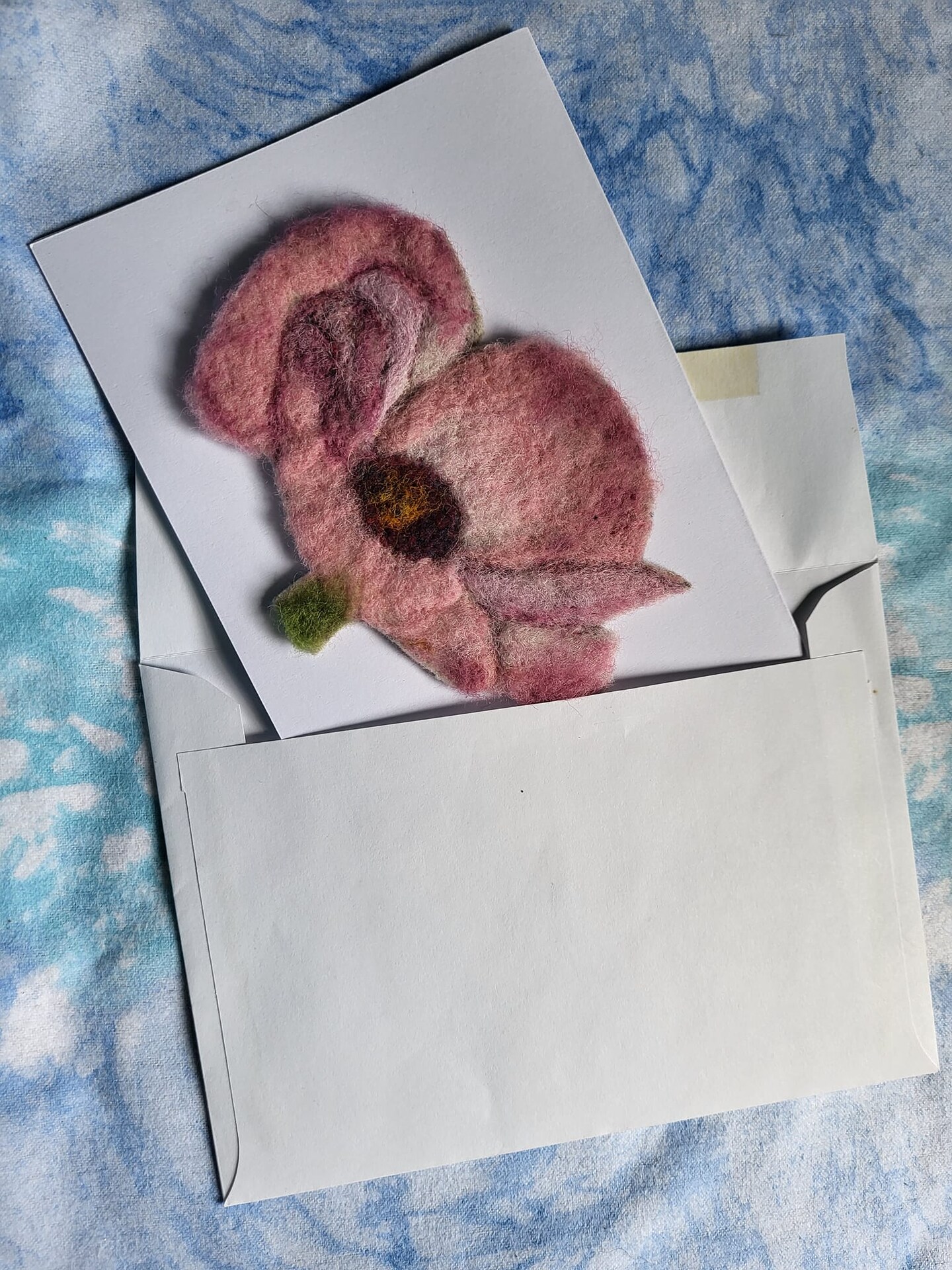 Handmade Blank Note Card, Pink Poppy Blank Note Card, Art to Frame ...