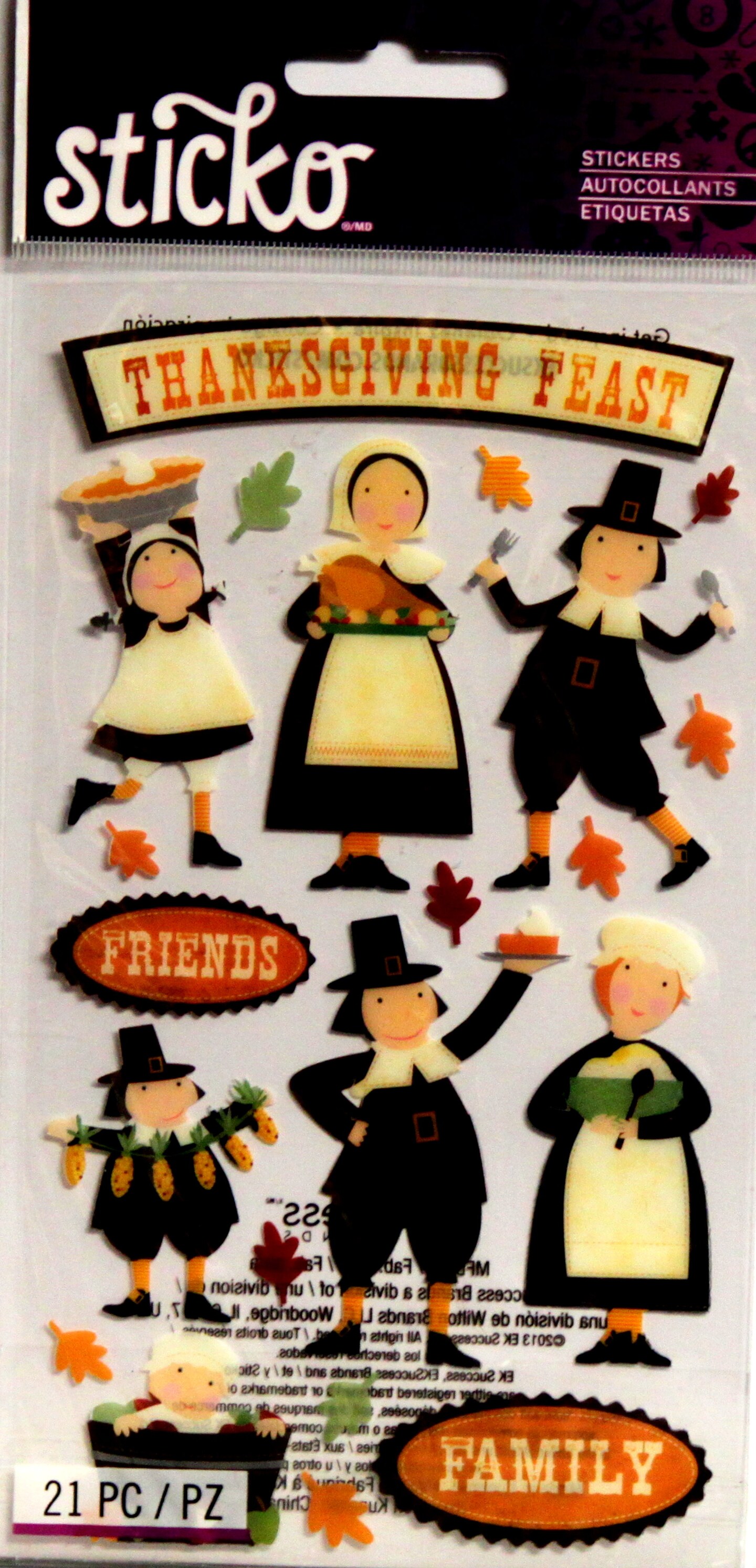 Sticko Thanksgiving Fun Stickers | Michaels