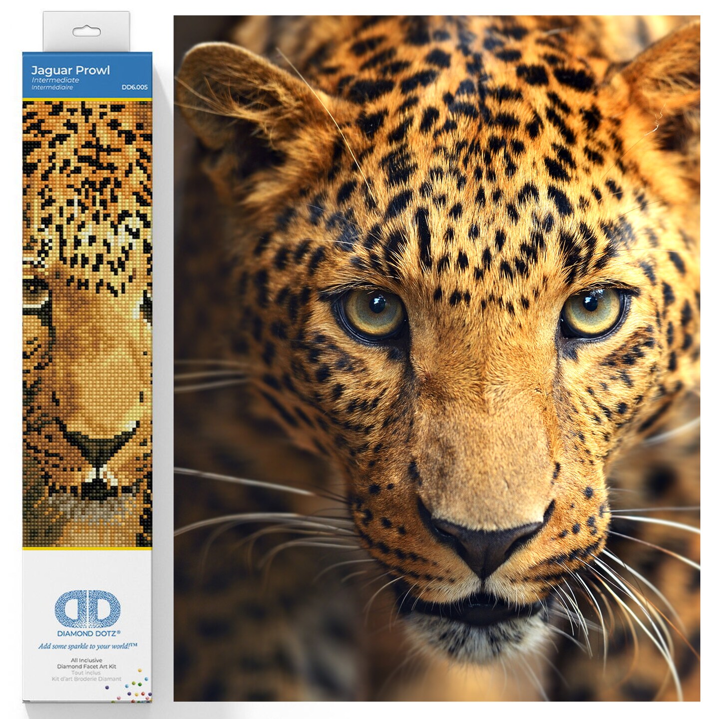 Diamond Dotz Jaguar Prowl Diamond Painting Kits for Adults - Diamond ...