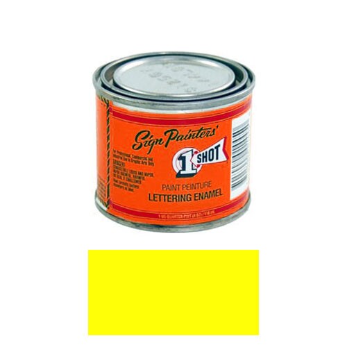 Fluorescent Chartreuse Pinstriping Lettering Enamel Paint, 1/4 Pint ...