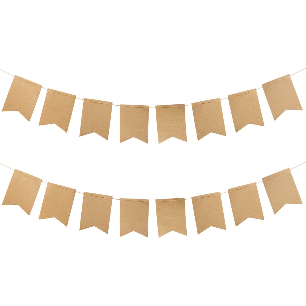 Party Central Club Pack of 12 Brown Pennant Ribbon Banners 18' | Michaels