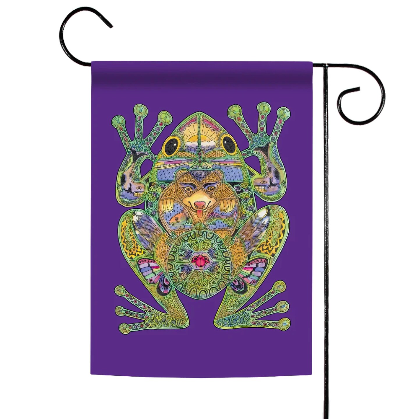 Toland Home Garden Frog Animal Spirits Outdoor Garden Flag 18" x 12.5 ...