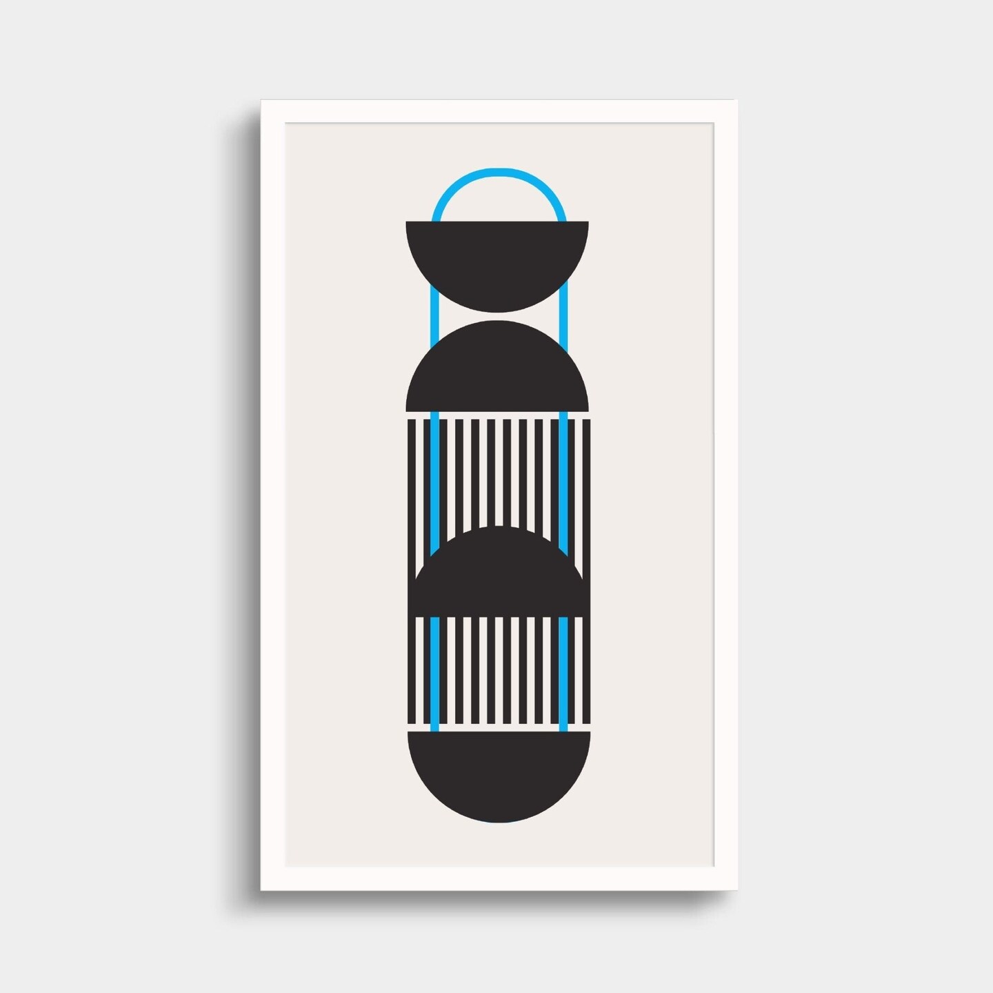 Geo Struct Japandi Art Print, Abstract | Michaels