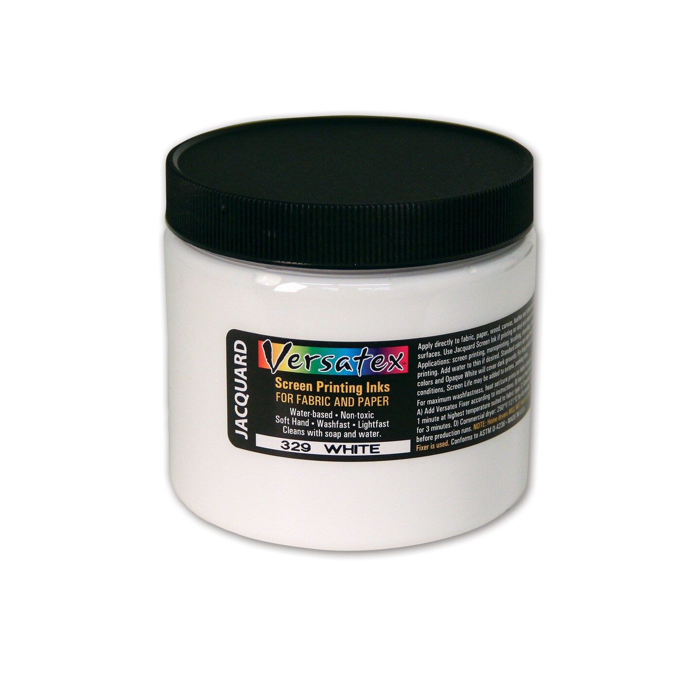 Jacquard Versatex Screen Printing Ink, 16 oz., White | Michaels