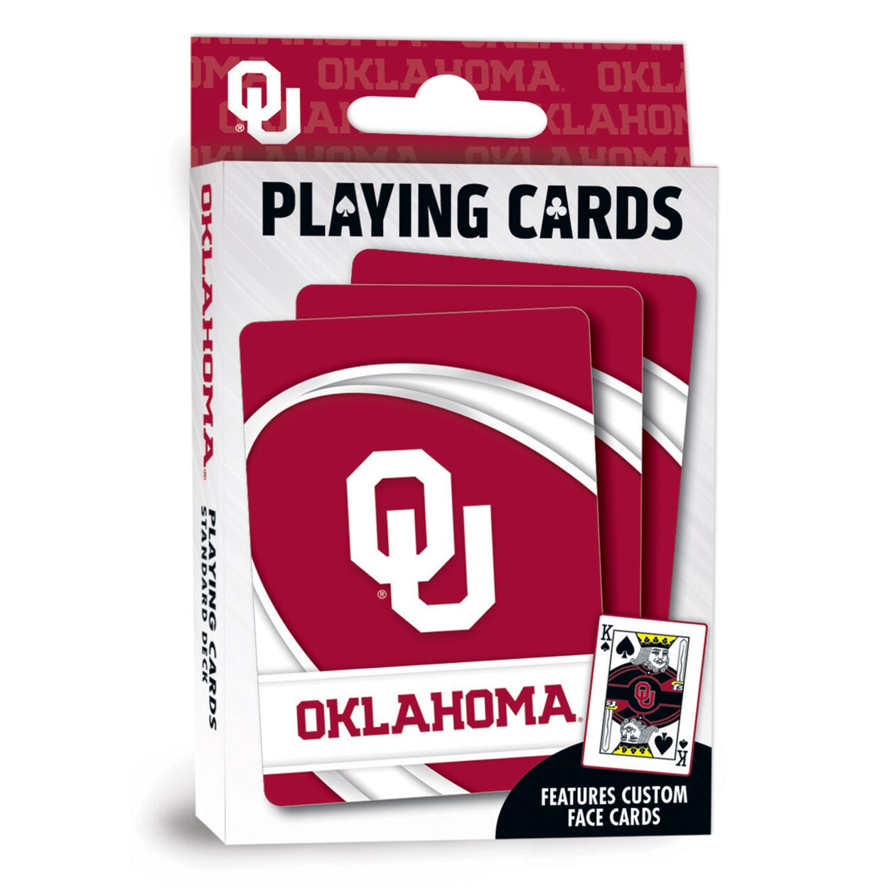 Masterpieces Officially Licensed NCAA Oklahoma Sooners Playing Cards ...