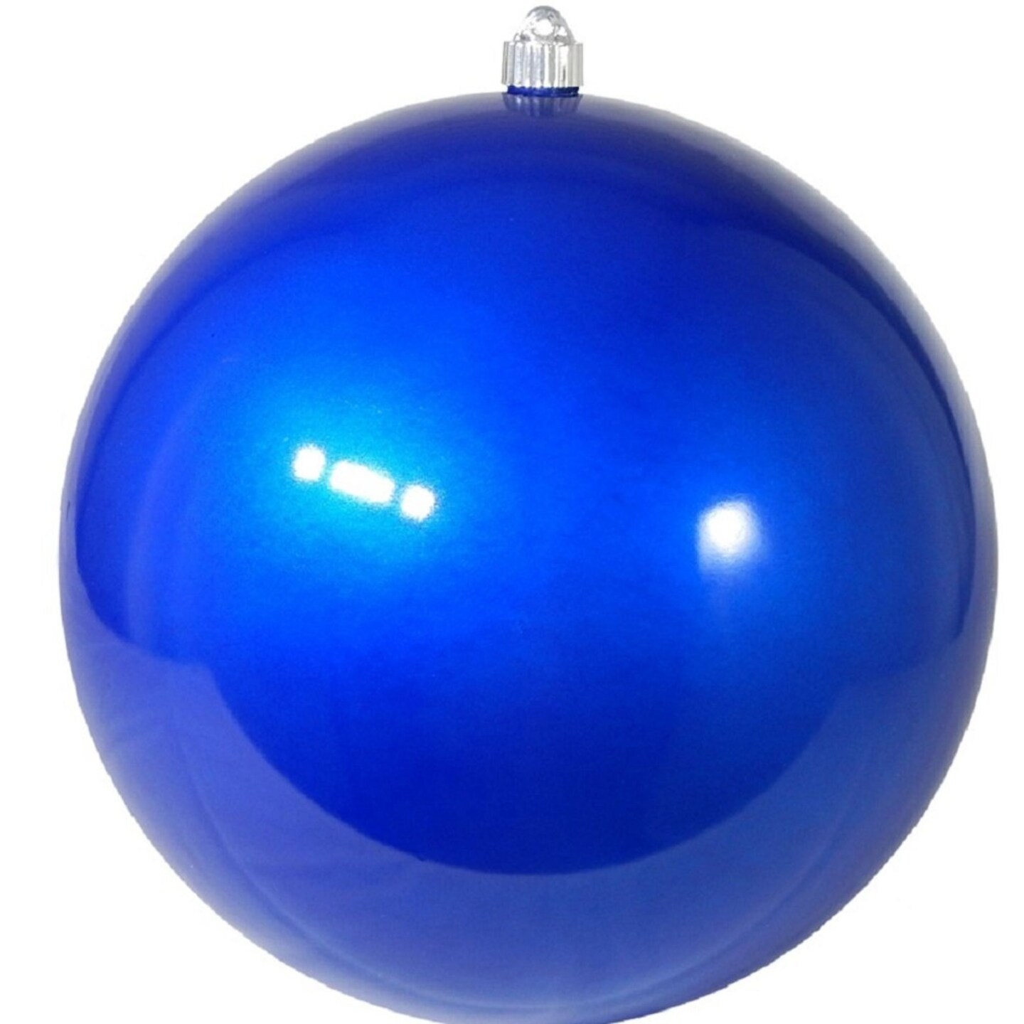 Christmas by Krebs Shiny Candy Blue Shatterproof Christmas Ball ...